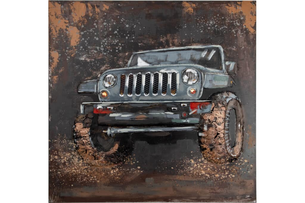 Abstract Jeep Wrangler