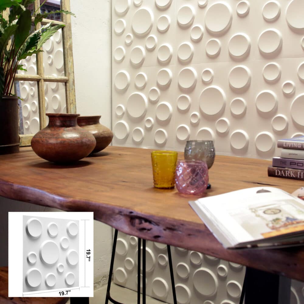 Wall Paneling for Interior - Textured Wall Panels Squares Design