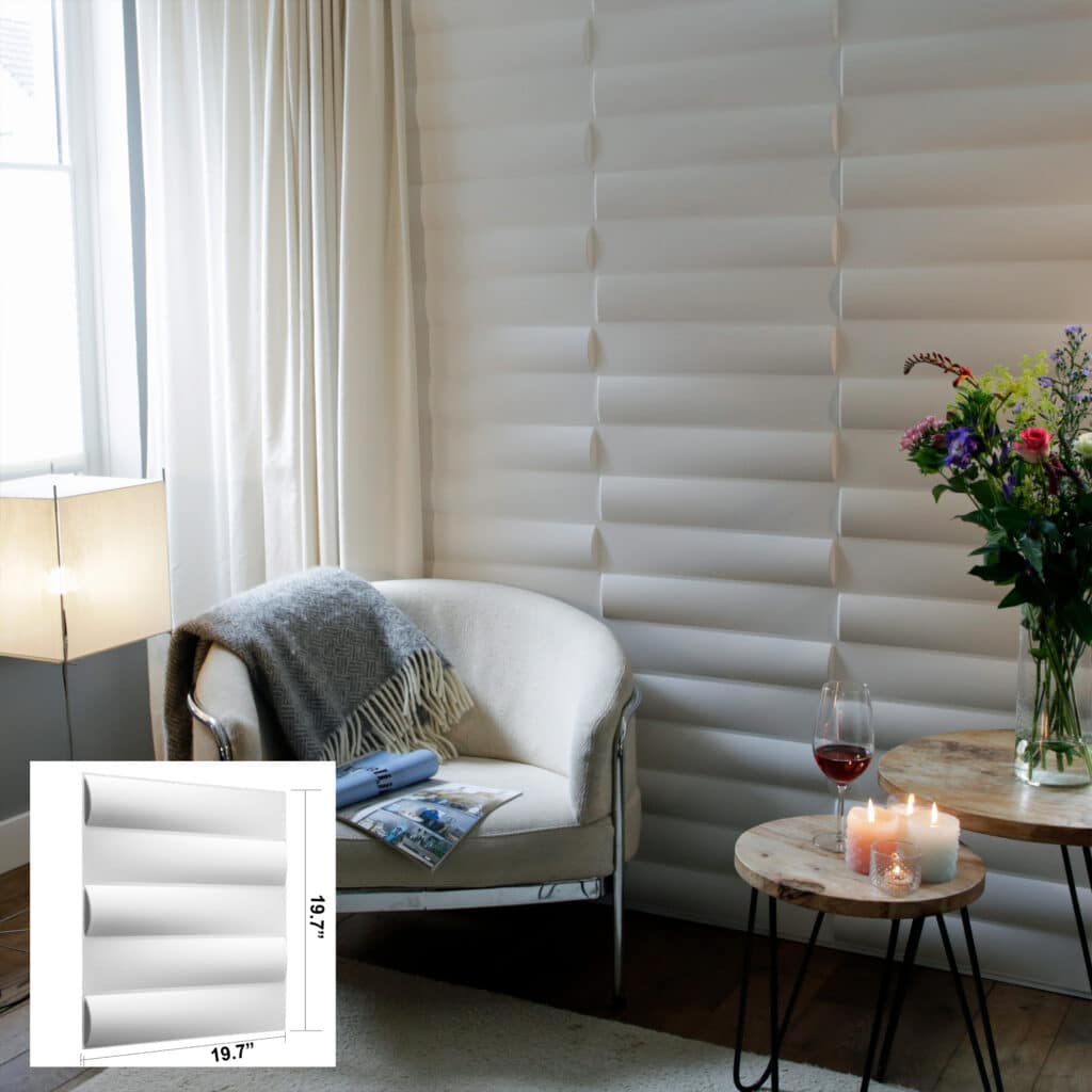 Wall Paneling for Interior - Textured Wall Panels Squares Design