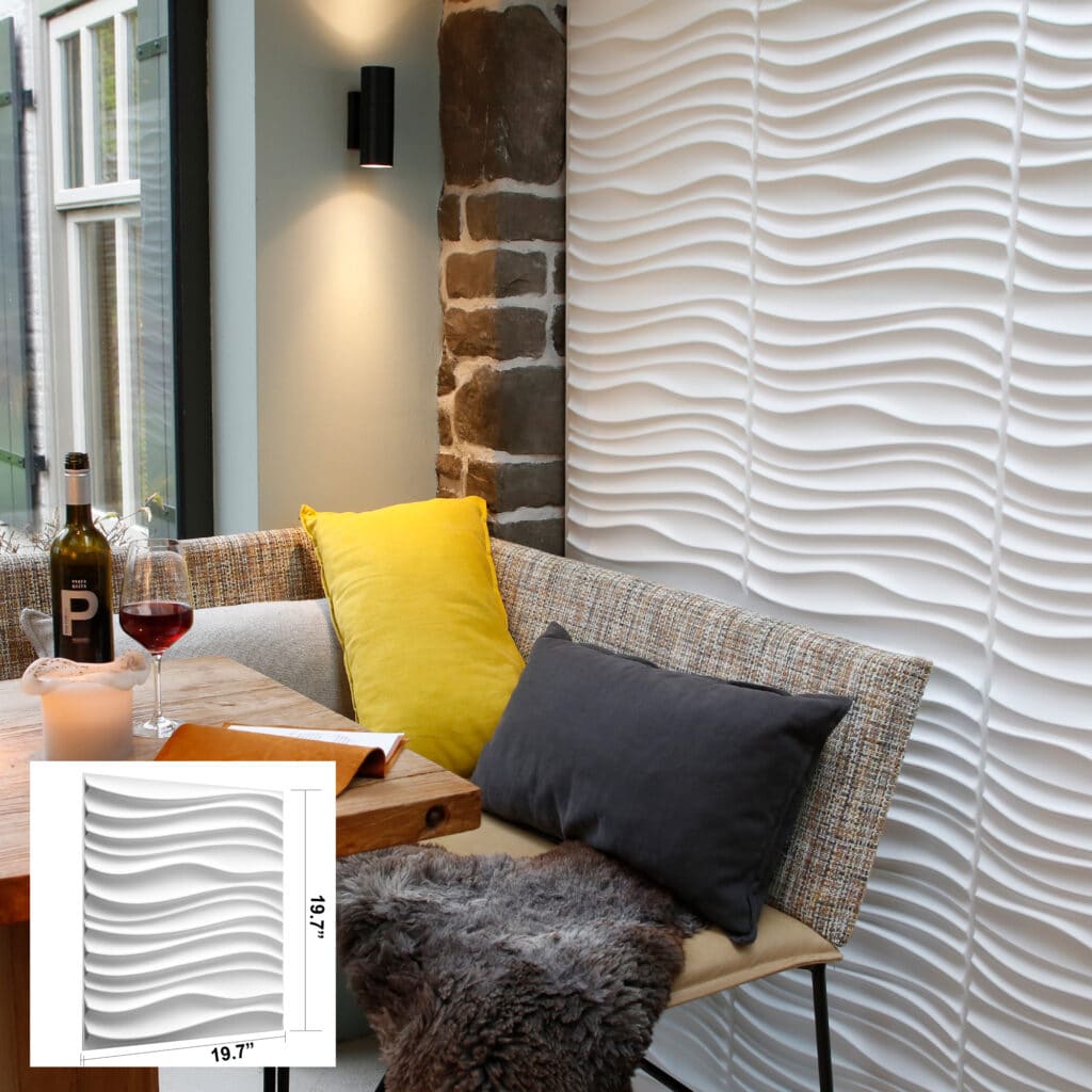 3D Plant Fiber Panels - Wall Decor 3D