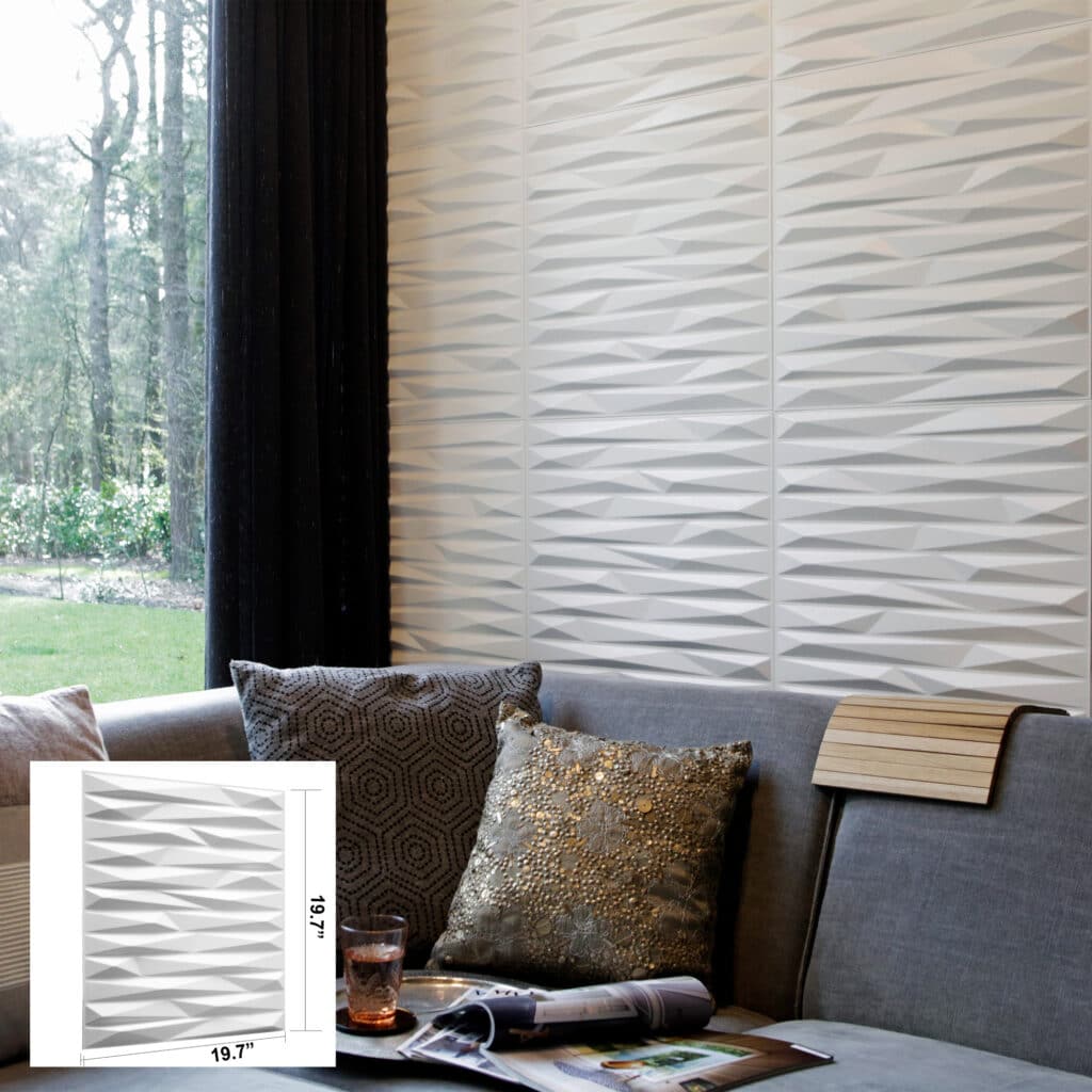 3D Plant Fiber Panels - Wall Decor 3D