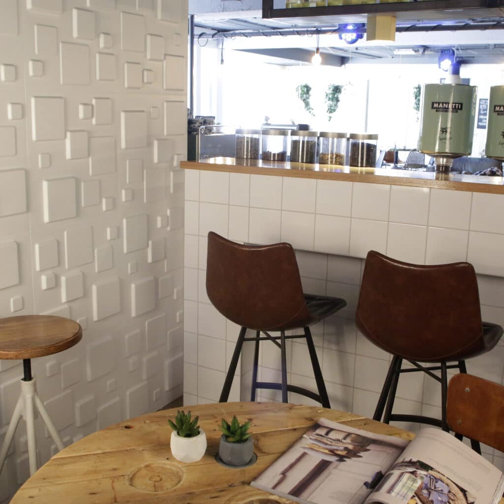 Wall Paneling for Interior - Textured Wall Panels Squares Design