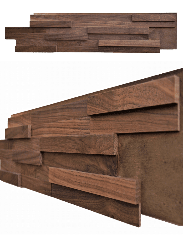 Wood Paneling: Real Walnut Panels for Stylish Wall Transformation