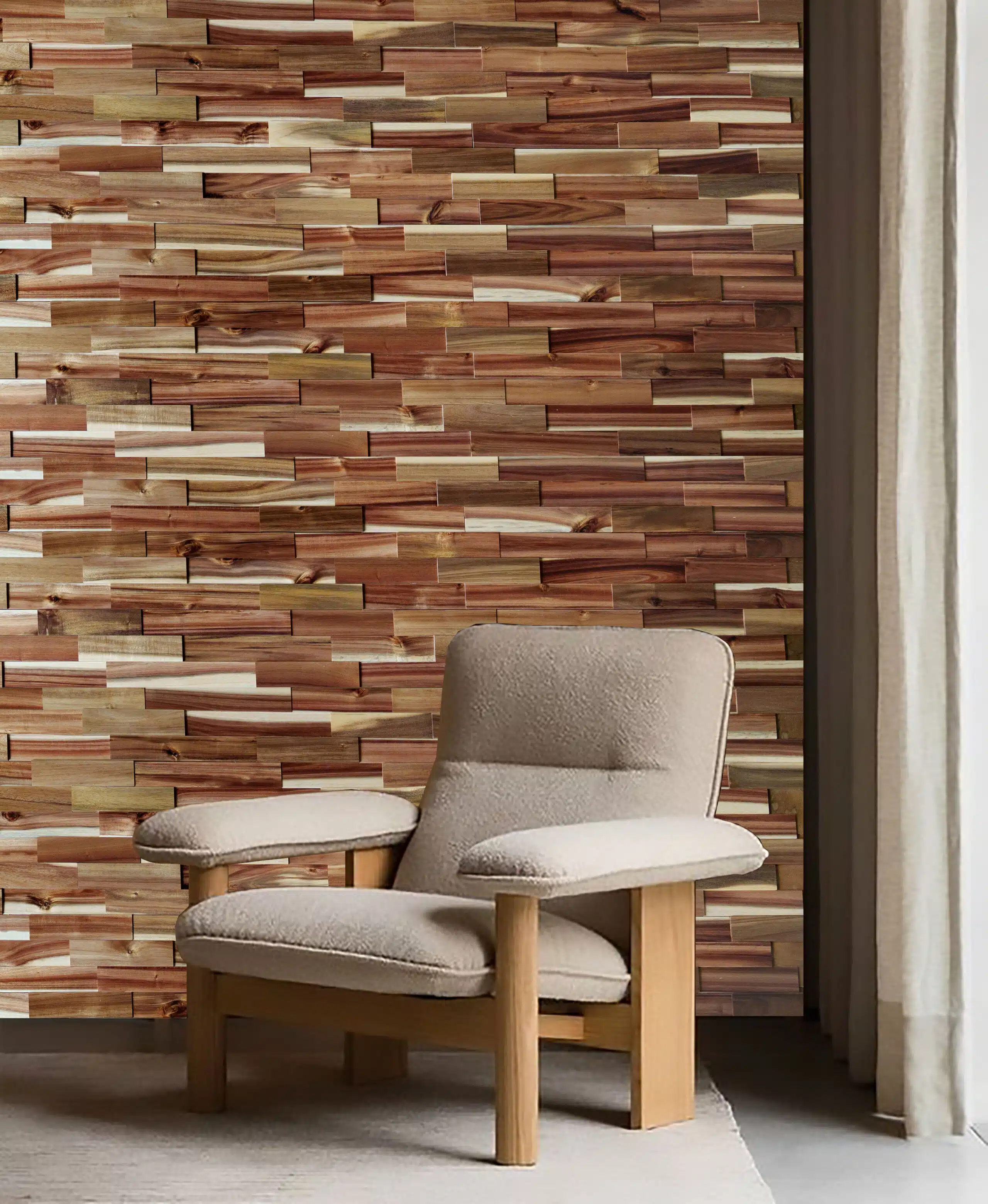 Vietnam Acacia Wood Panels-AC01 Gallery - Wall Decor 3D