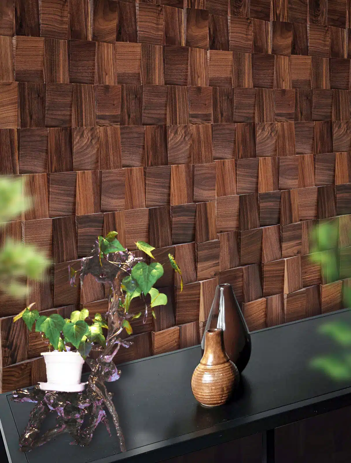 Wood Paneling - Wood Wall Paneling - Real Wood Paneling - Walnut